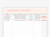 Assignment Tracker – youplanners