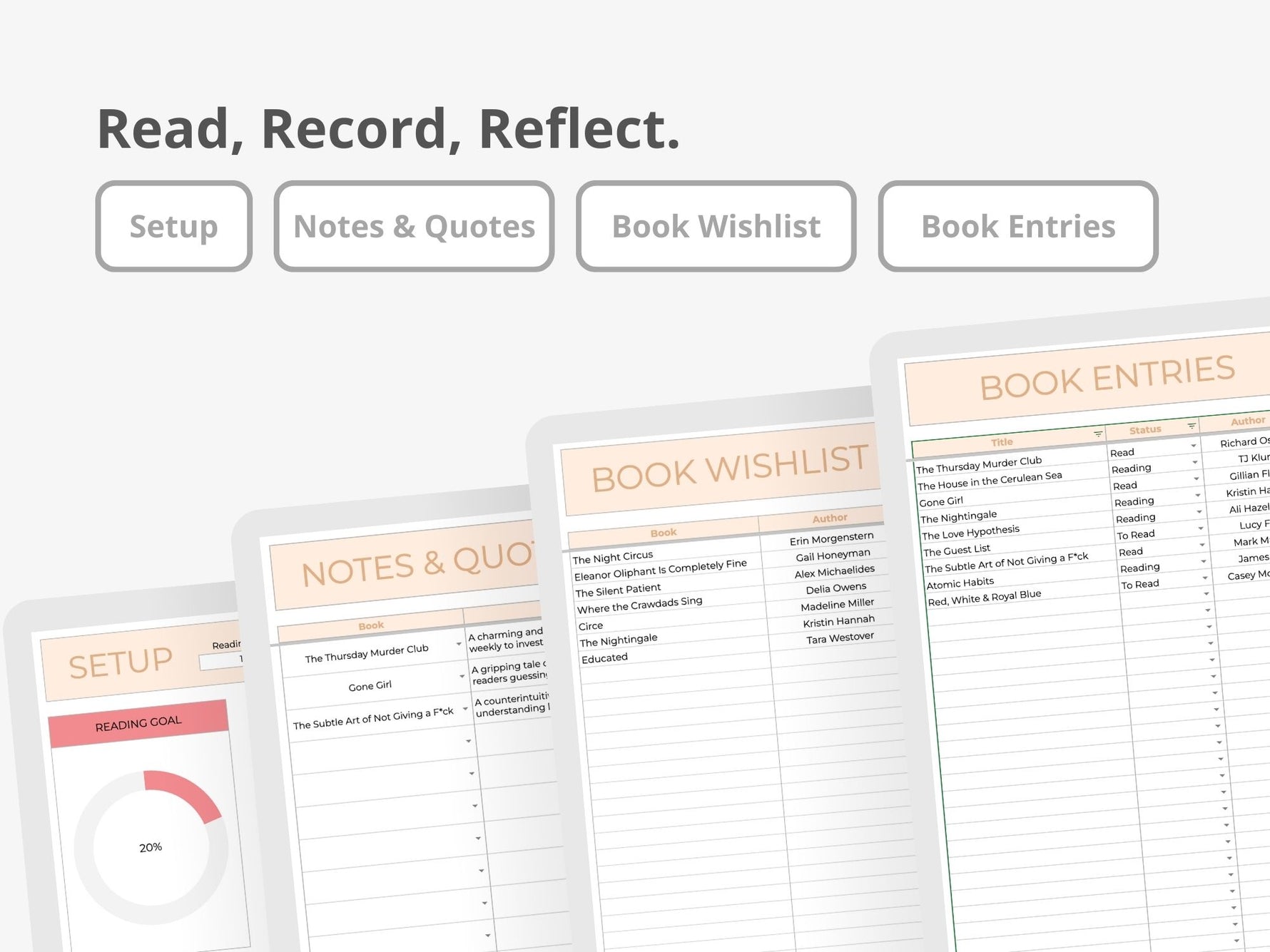 Book Tracker – youplanners