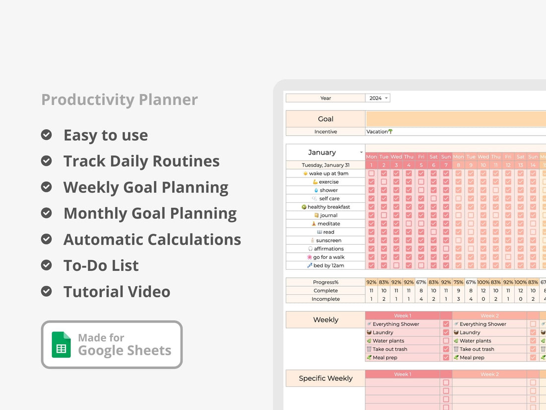 Productivity Planner – youplanners