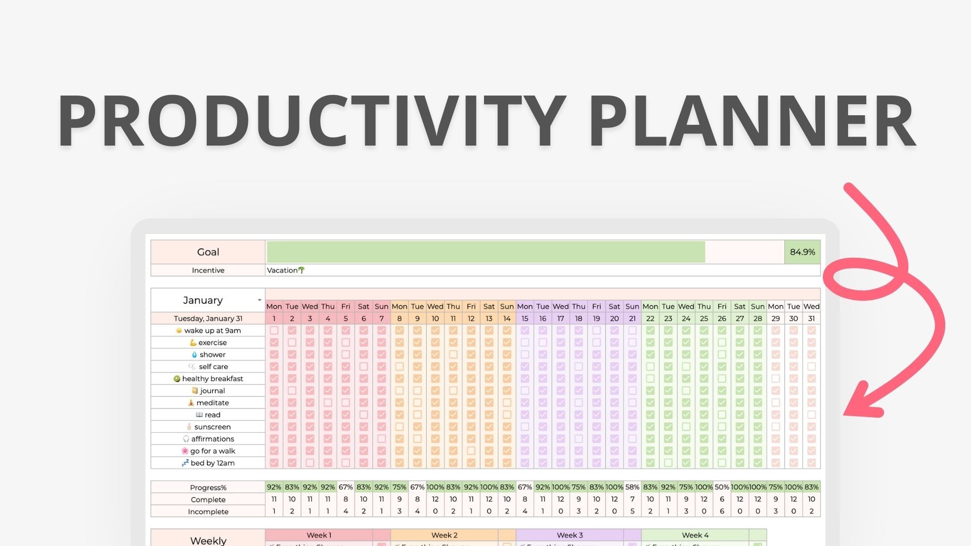 Productivity Planner – youplanners