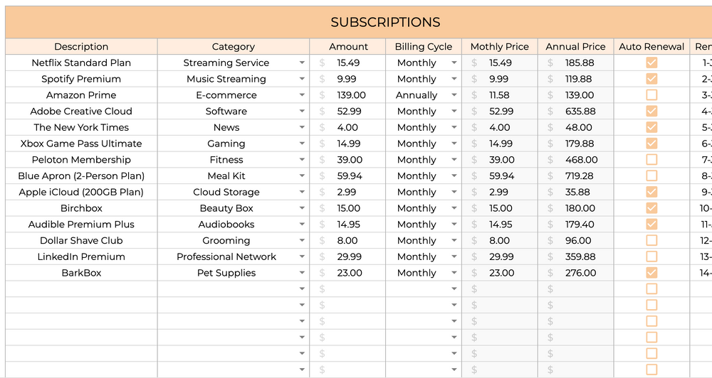Finance Tracker – youplanners